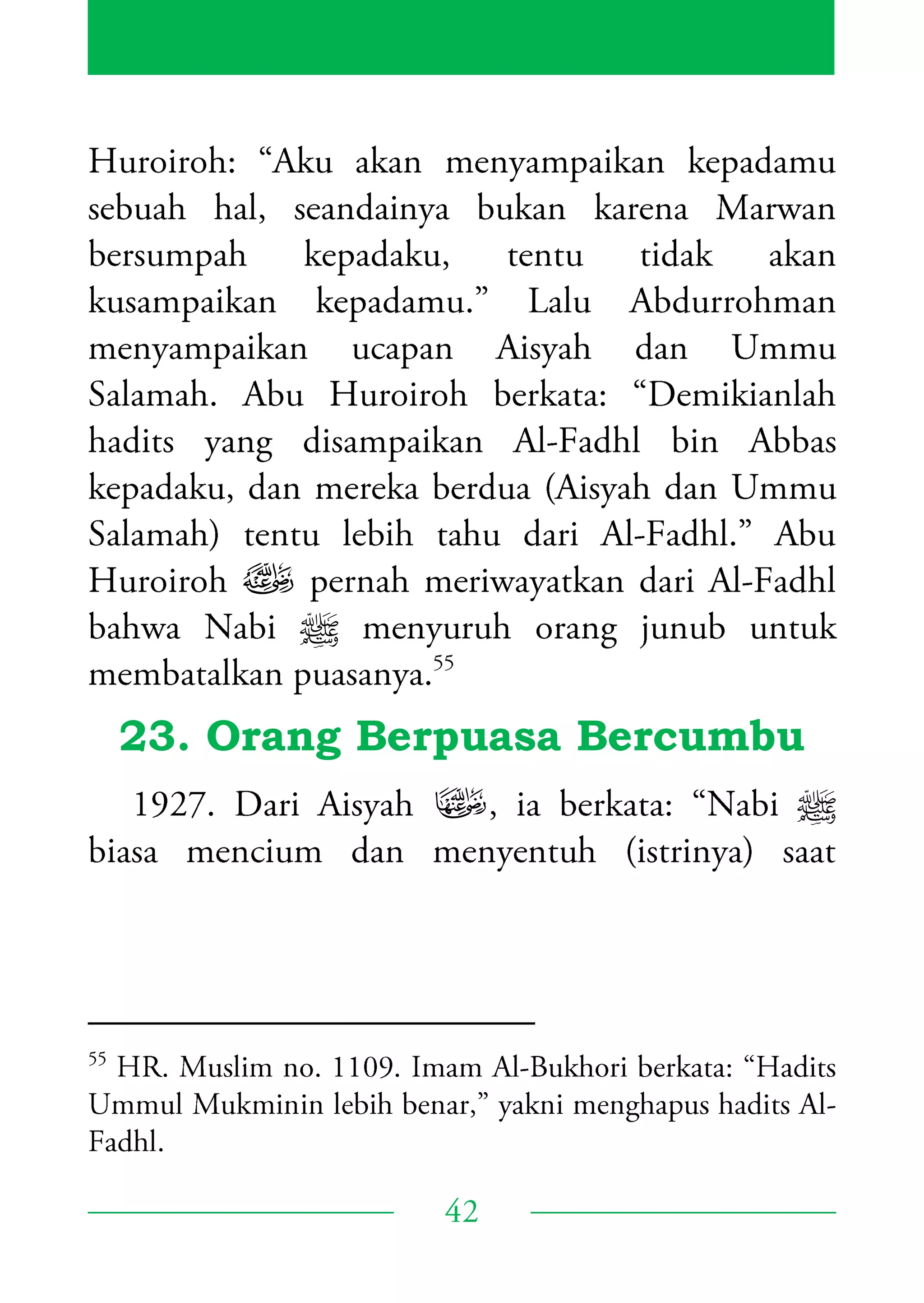Kitab puasa - imam bukhori | PDF