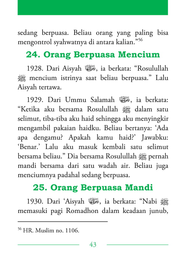 Kitab puasa - imam bukhori | PDF