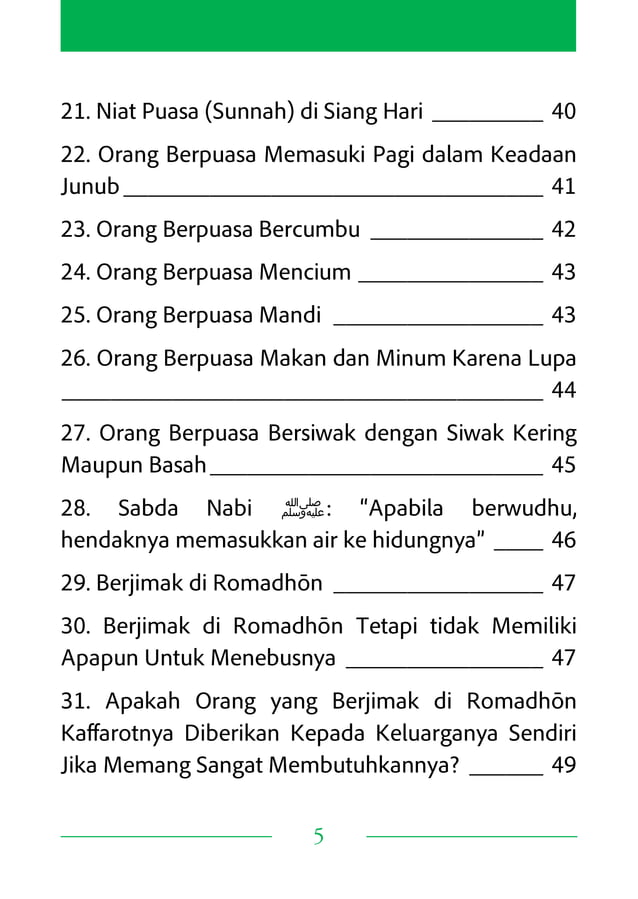 Kitab puasa - imam bukhori | PDF