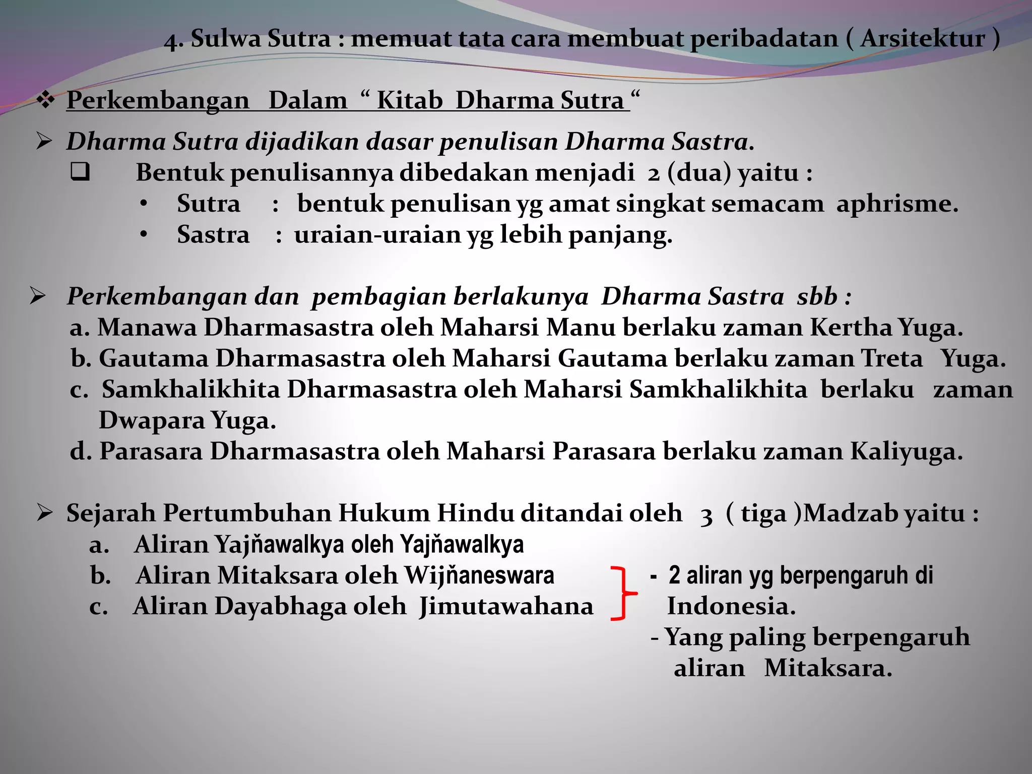 KITAB SUCI ( SUMBER HUKUM HINDU ) MATERI V.pptx