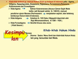 KITAB SUCI ( SUMBER HUKUM HINDU ) MATERI V.pptx