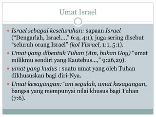 Catatan singkat: Kitab ulangan | PPTX