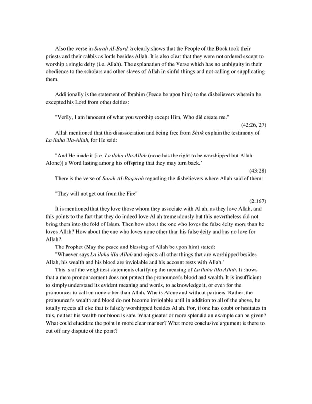 Kitab ut tawheed | PDF