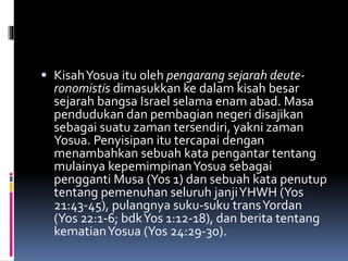 Kitab yosua | PPTX