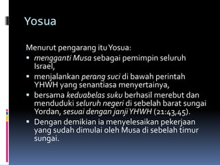 Kitab yosua | PPTX