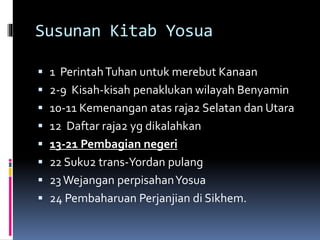 Kitab yosua | PPTX