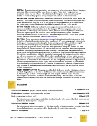 IASC's 14th GLOBAL CONFERENCE - Kitafuji brochure 2012 (letter size ...