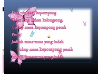 Kitar hidup rama rama | PPT