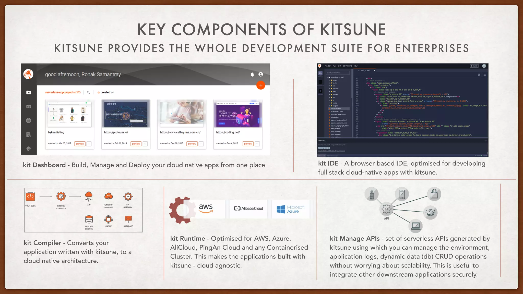 Technical Capabilities of the kitsune framework | PDF