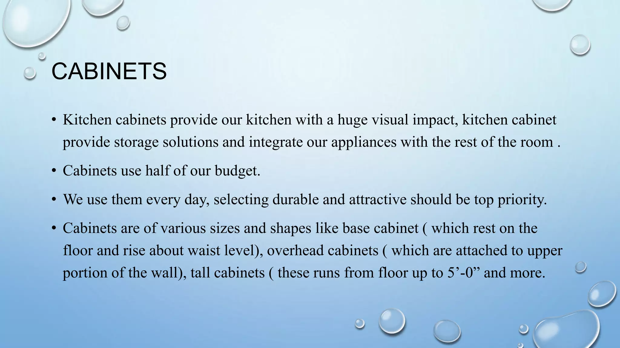 Kitchen presentation | PPTX | Home Appliances | Home & Garden