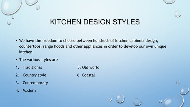 Kitchen presentation | PPTX | Home Appliances | Home & Garden