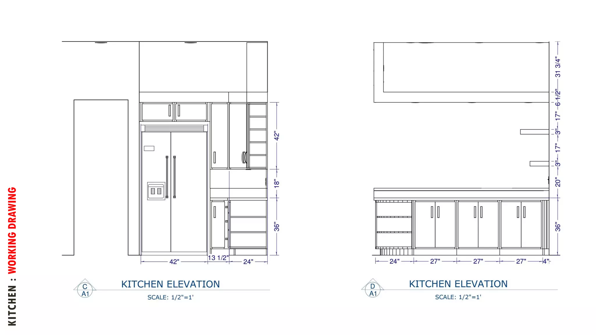 Kitchen Working Drawing | PDF