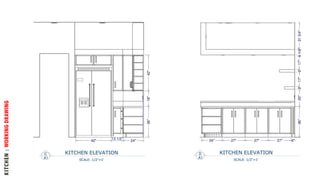 Kitchen Working Drawing | PDF