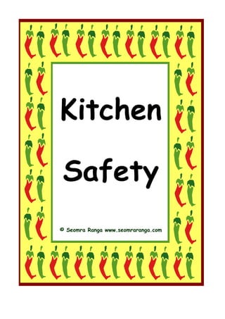 Kitchen Safety Poster Pdf
