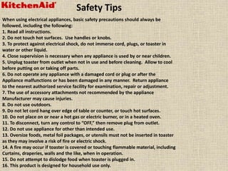 Kitchen aid® 2 slice toaster | PPT