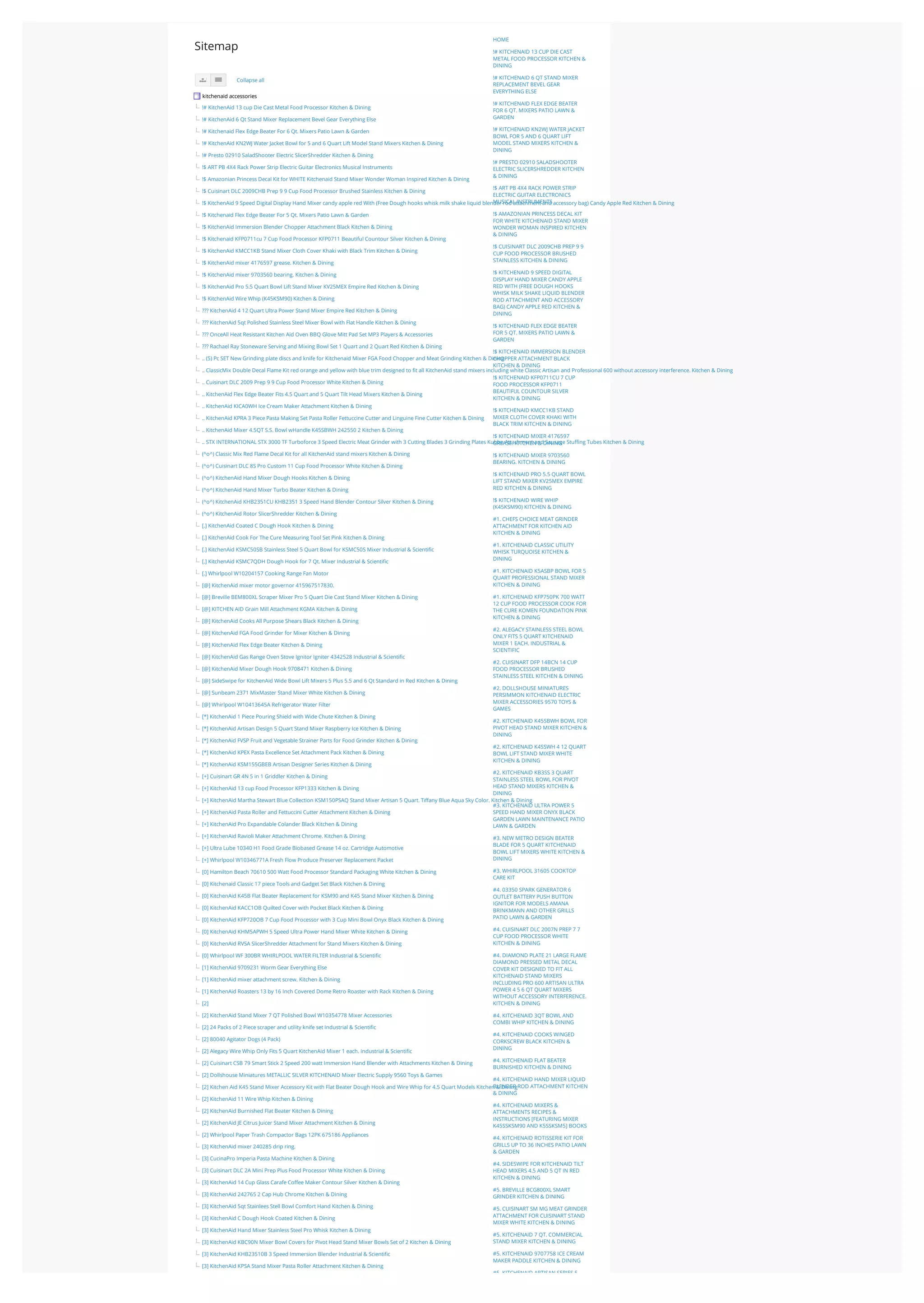 Kitchenaidaccessories2014 | PDF