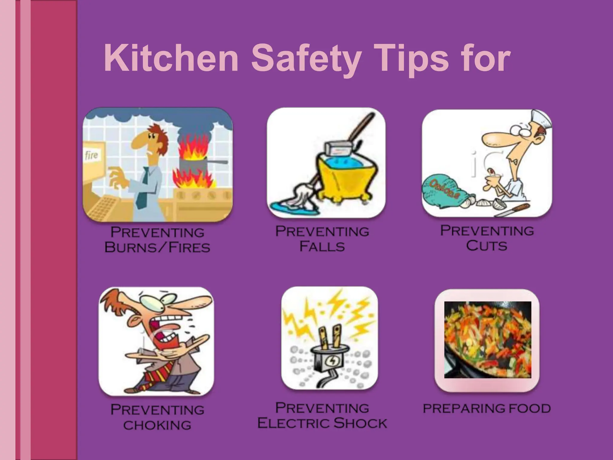 KITCHEN AND FOOD SAFETY POWERPOINT FOR LOWER SCHOOL. | PPTX