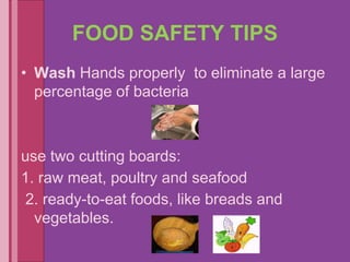 KITCHEN AND FOOD SAFETY POWERPOINT FOR LOWER SCHOOL. | PPTX