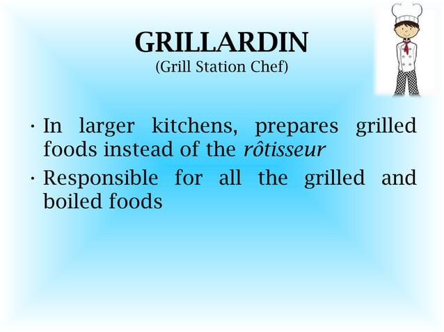 KITCHEN BRIGADE SYSTEM | PPT