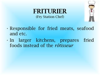 KITCHEN BRIGADE SYSTEM | PPT