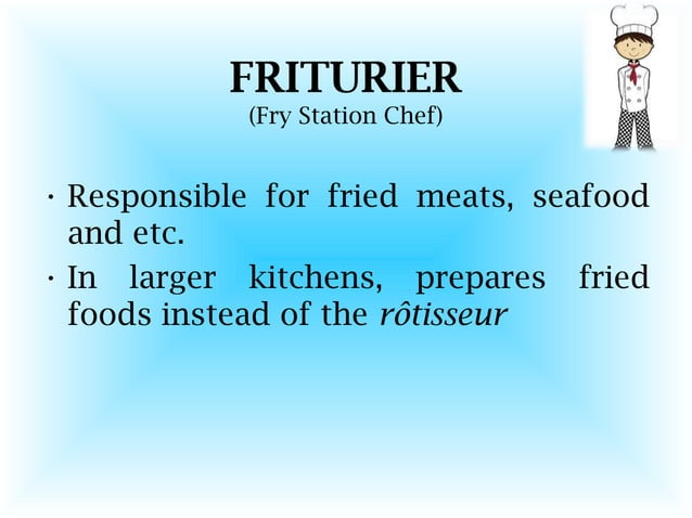 KITCHEN BRIGADE SYSTEM | PPT