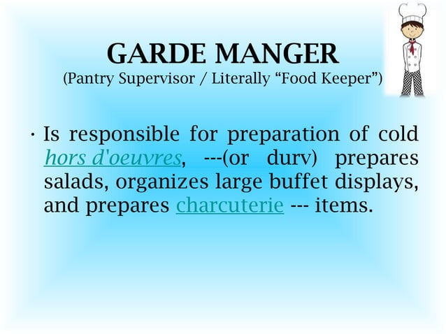 KITCHEN BRIGADE SYSTEM | PPT