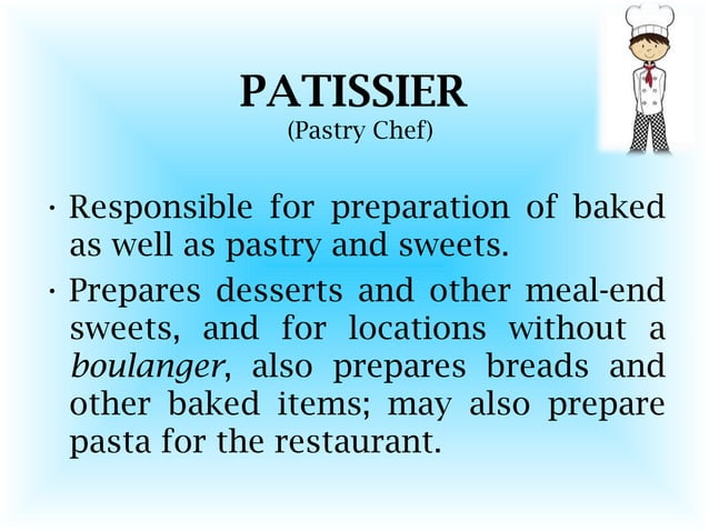 KITCHEN BRIGADE SYSTEM | PPT