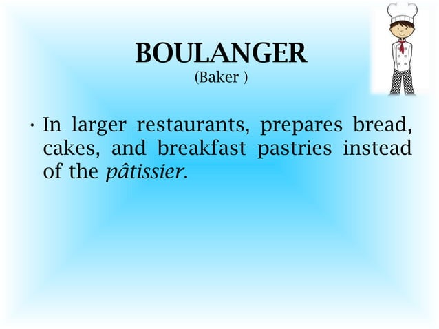 KITCHEN BRIGADE SYSTEM | PPT