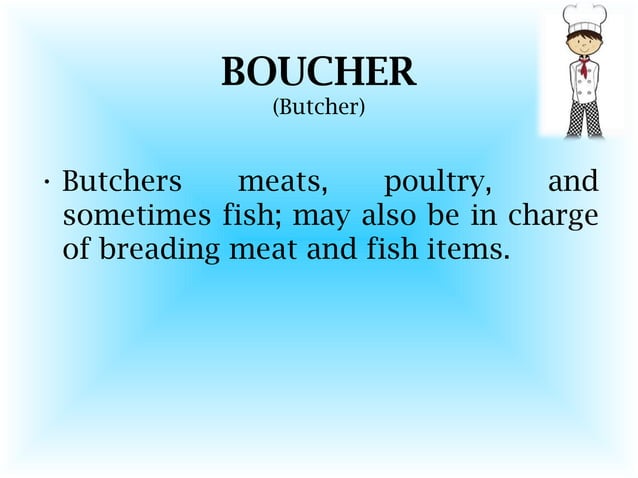 KITCHEN BRIGADE SYSTEM | PPT