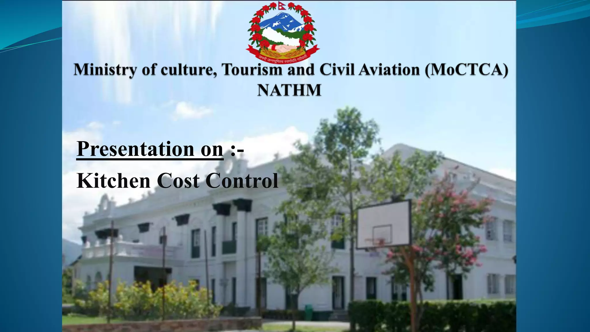 Kitchen Cost Control. | PPTX