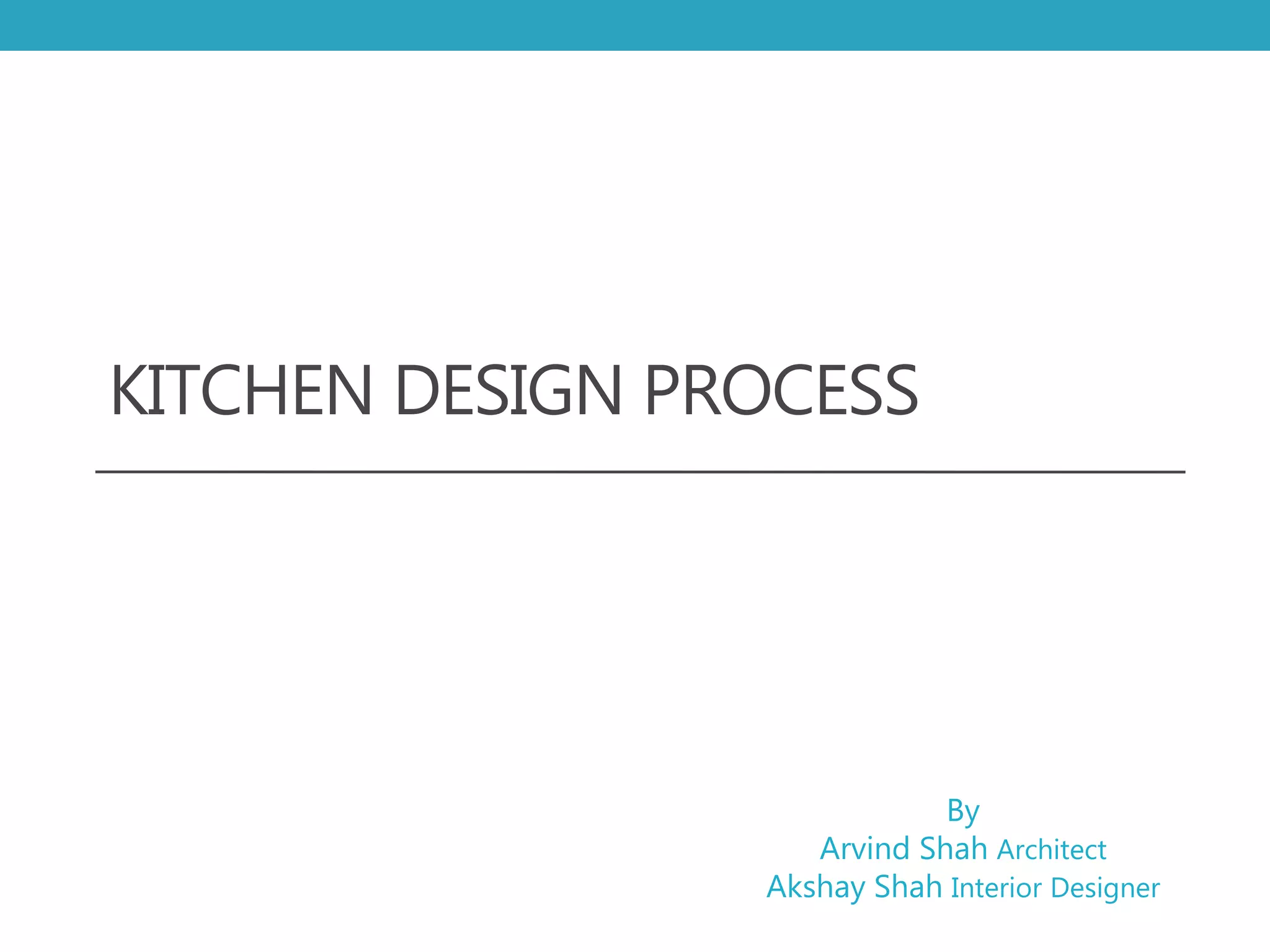 Kitchen design manual | PPTX