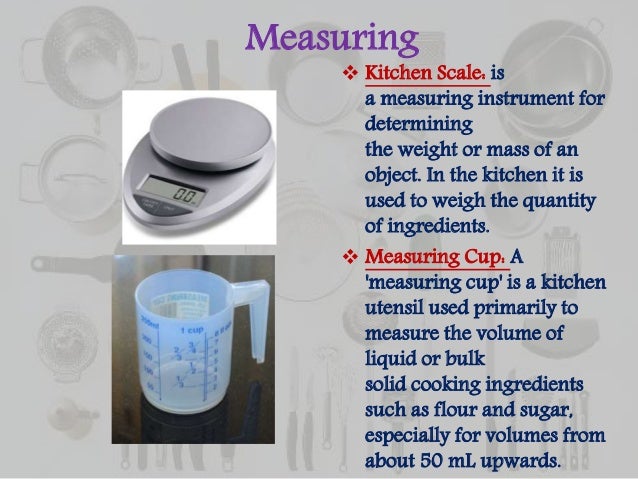 Cooking Measuring Devices