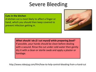 Kitchen first aid_in_the_kitchen | PPT