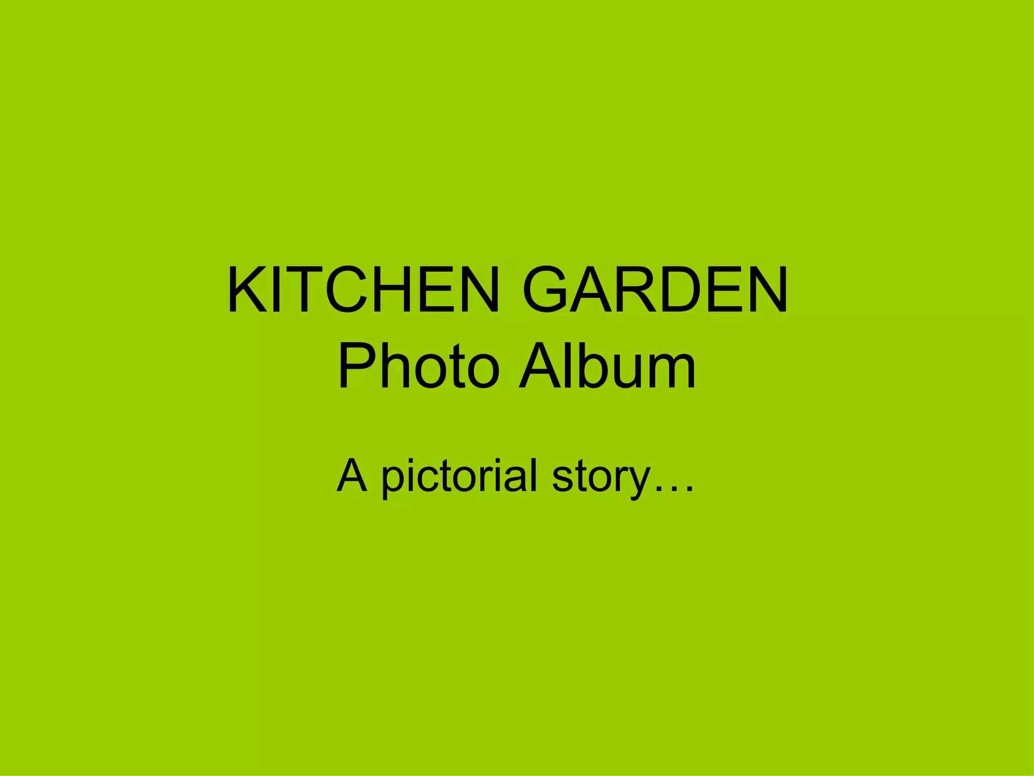 Kitchen Garden | PPT