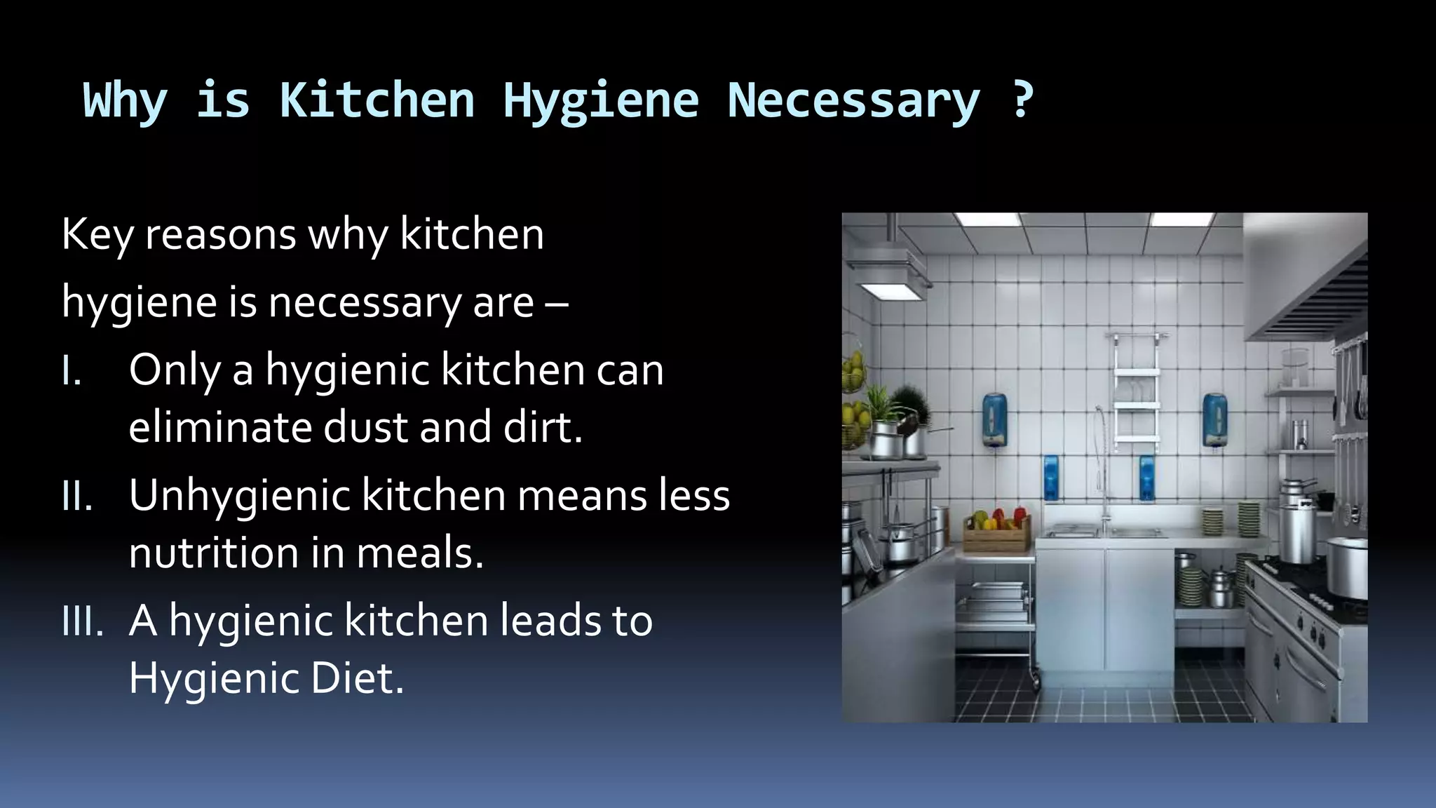 Kitchen hygiene | PPTX