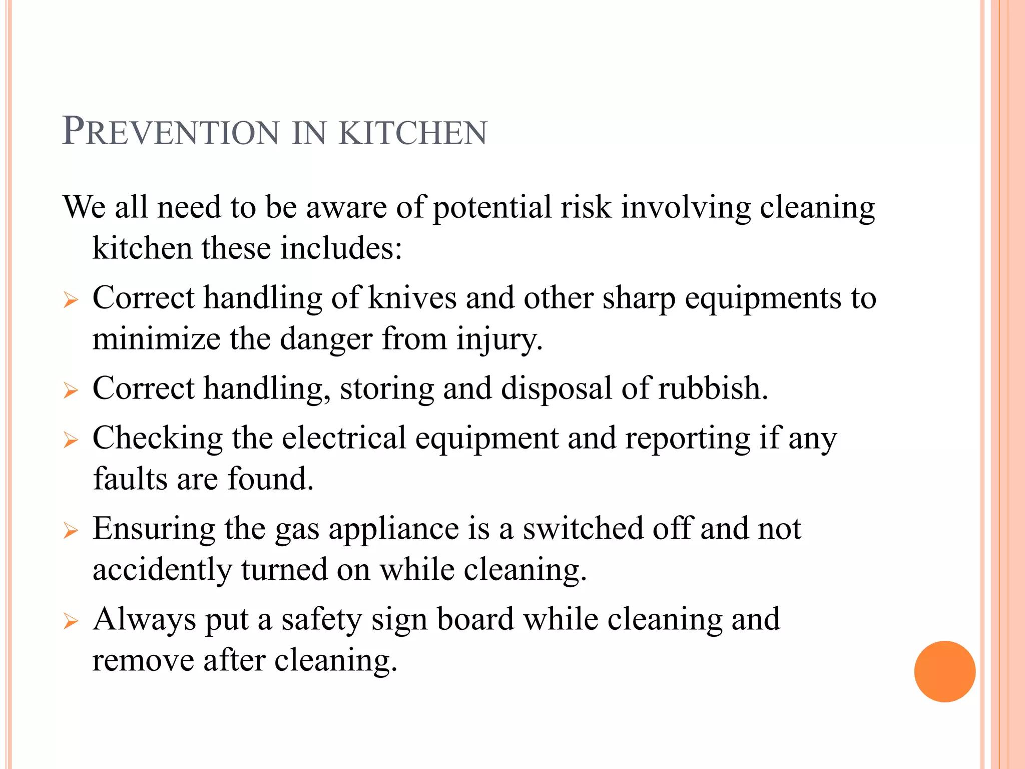 Kitchen hygiene and sanitation | PPTX