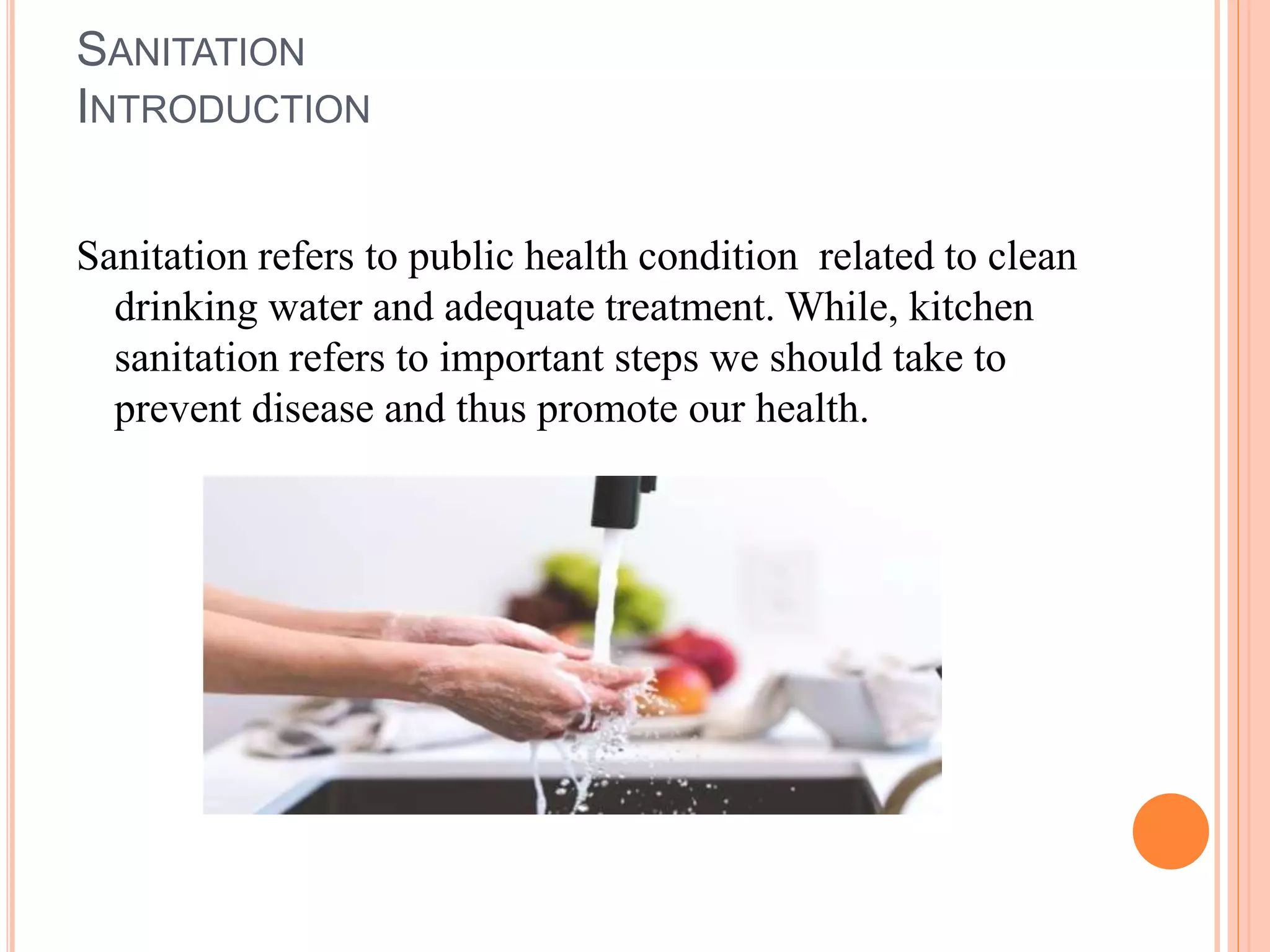 Kitchen hygiene and sanitation | PPTX