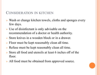 Kitchen hygiene and sanitation | PPTX