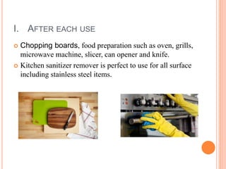 Kitchen hygiene and sanitation | PPTX