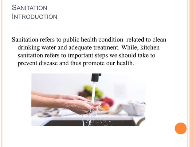 Kitchen hygiene and sanitation | PPT