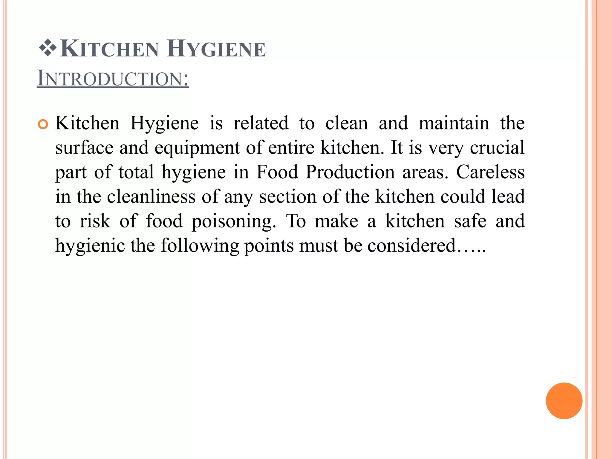 Kitchen hygiene and unhygiene | PPTX | Home Appliances | Home & Garden