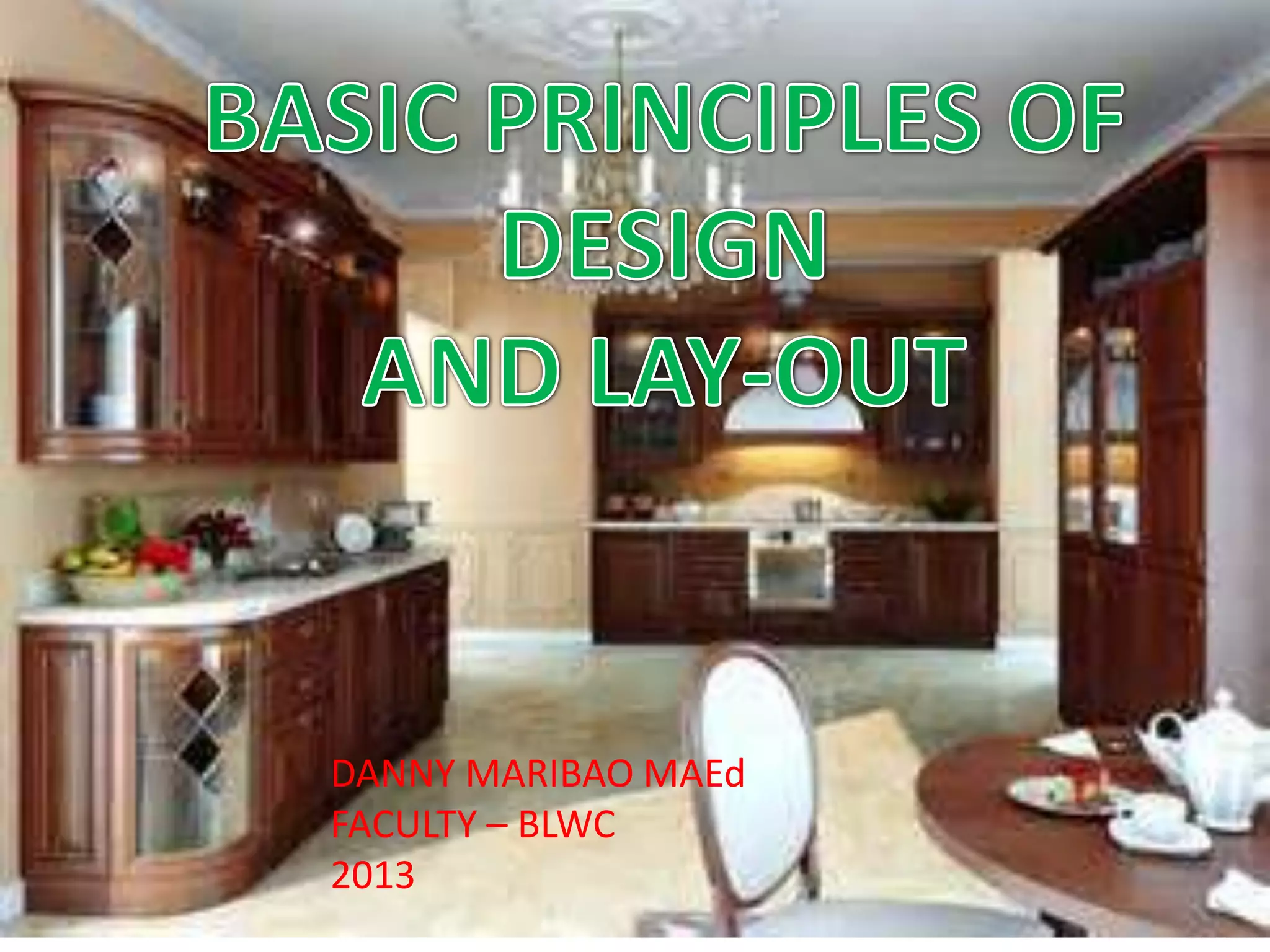 Kitchen layout | PPTX