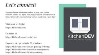Kitchen Digital Marketing Strategy that will Boost Your Sales | PDF
