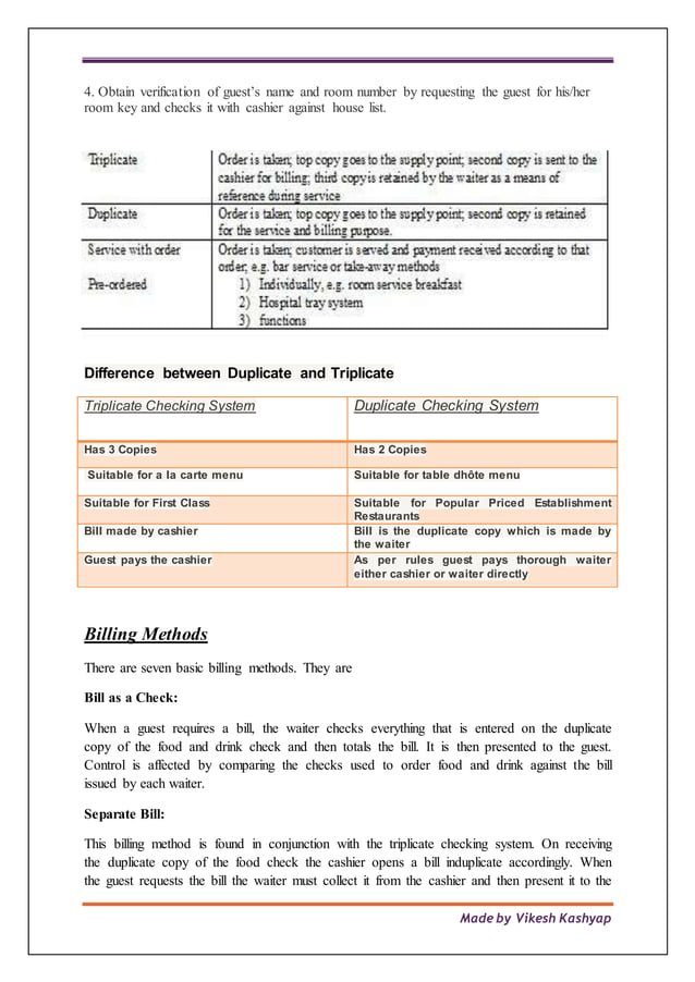 Kitchen order ticket | DOCX