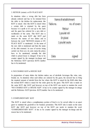 Kitchen order ticket | DOCX