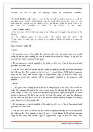 Kitchen order ticket | DOCX