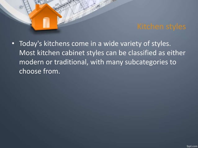 Kitchen powerpoint | PPTX | Interior Decorating | Home & Garden