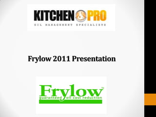 Frylow Guaranteed Oil Cost Reduction | PDF