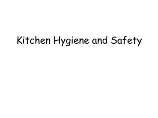 Kitchen safety | PPTX