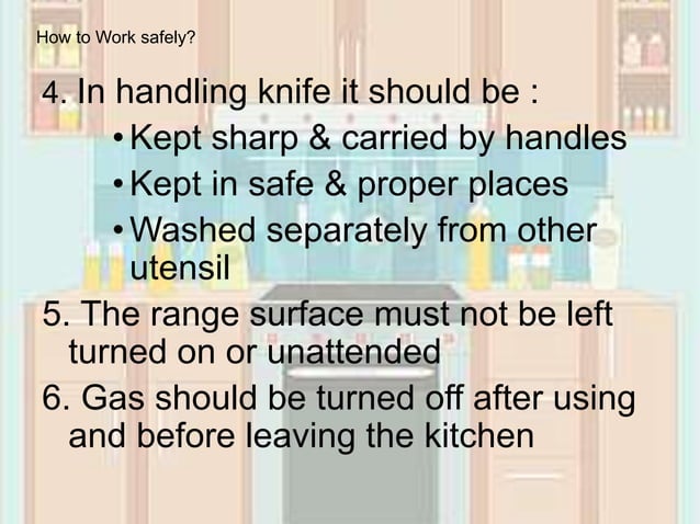 Kitchen safety | PPT